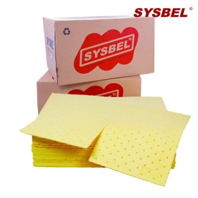Heavy Hazmat Absorbent Pads for Hazardous Chemical Spill - CP002Y