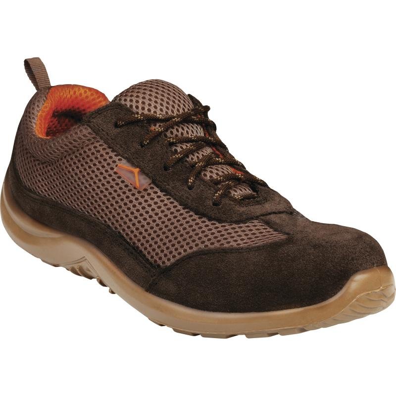 DeltaPlus COMO S1P SRC - Suede Split Leather And Mesh Low Shoes