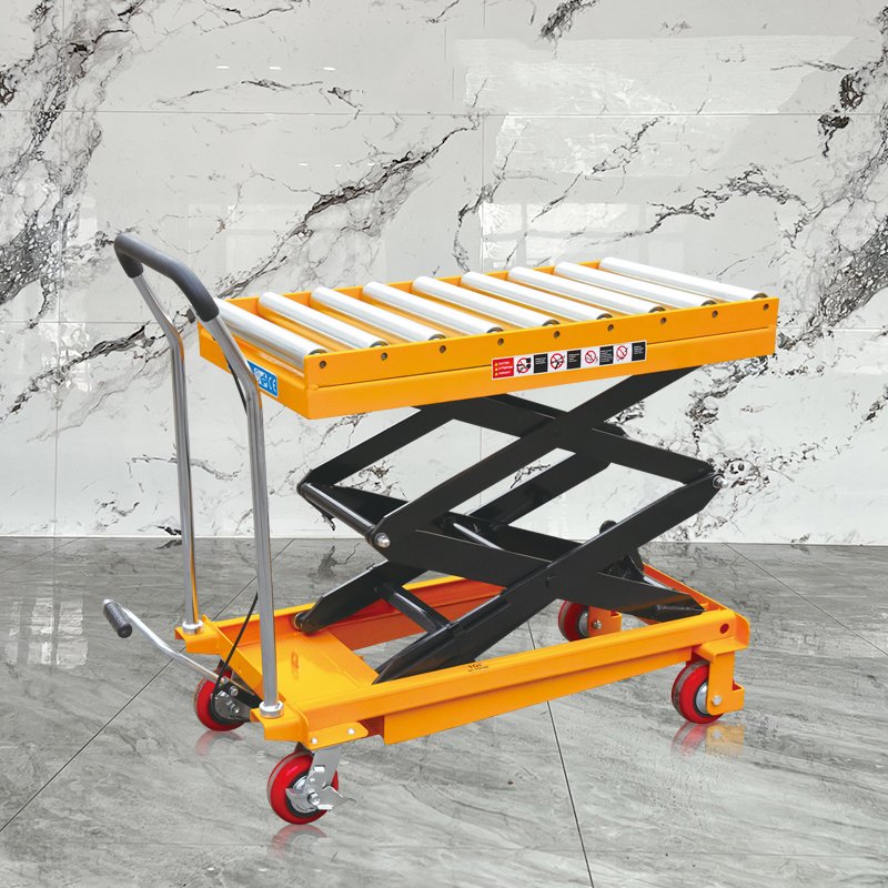 Safety Roller Table Manual Lift Table with Roller in Bangladesh 2024